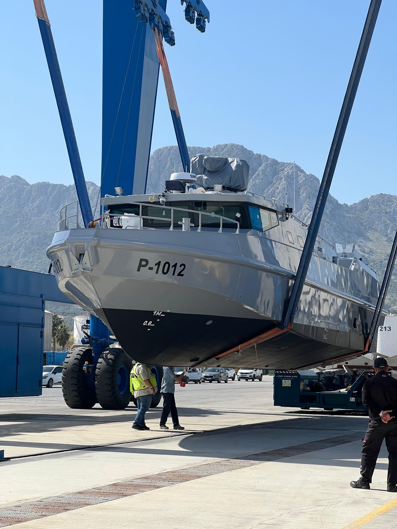 Launching Ceremony of Second Coast Guard Boat TYPE 55 SAT - Pro ...
