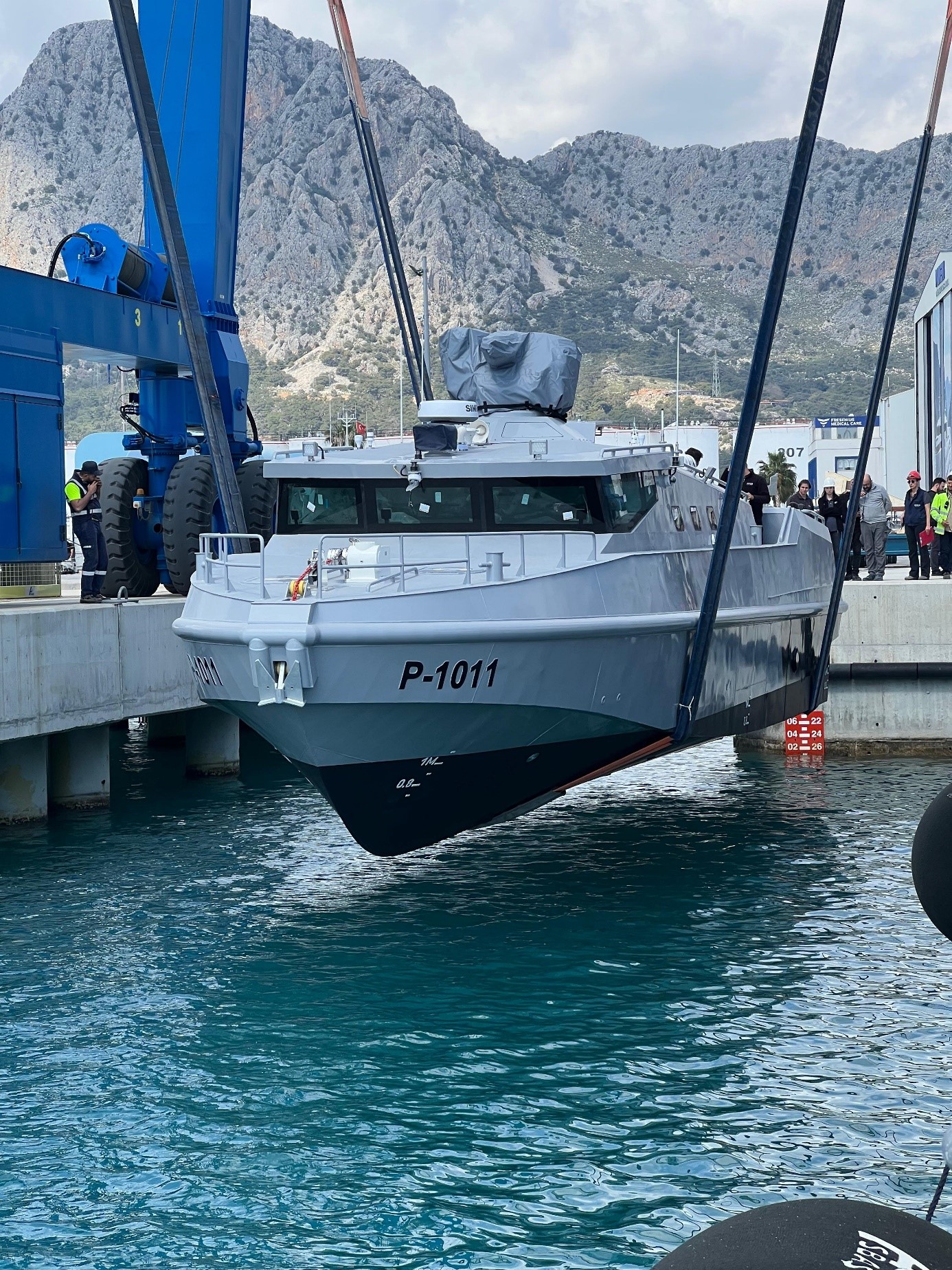Launching Ceremony of First Coast Guard Boats TYPE 55 SAT - Pro ...